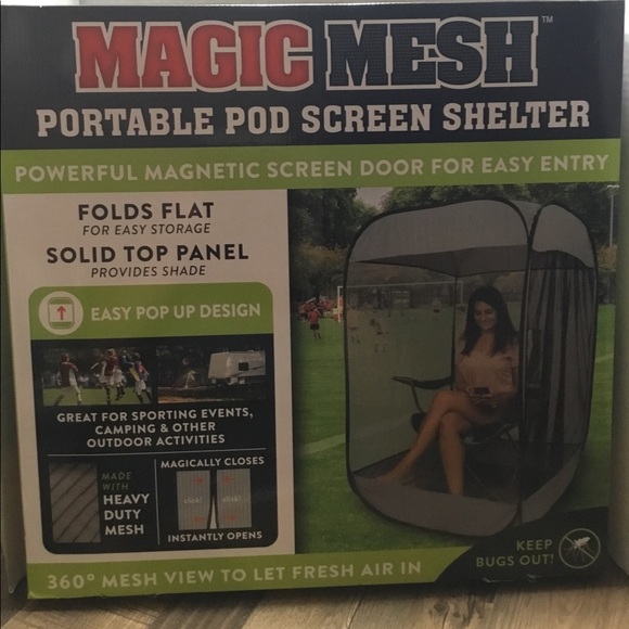 Other | Magic Mesh Portable Pod Screen Shelter Pop Up Fresh Air Shelter ...